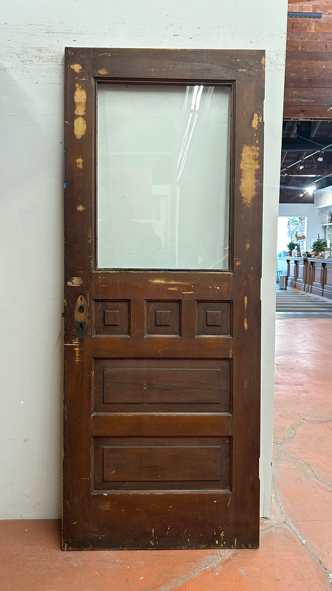 1-Light/ 5-Panel Back Door (BD-277) – Pasadena Architectural Salvage