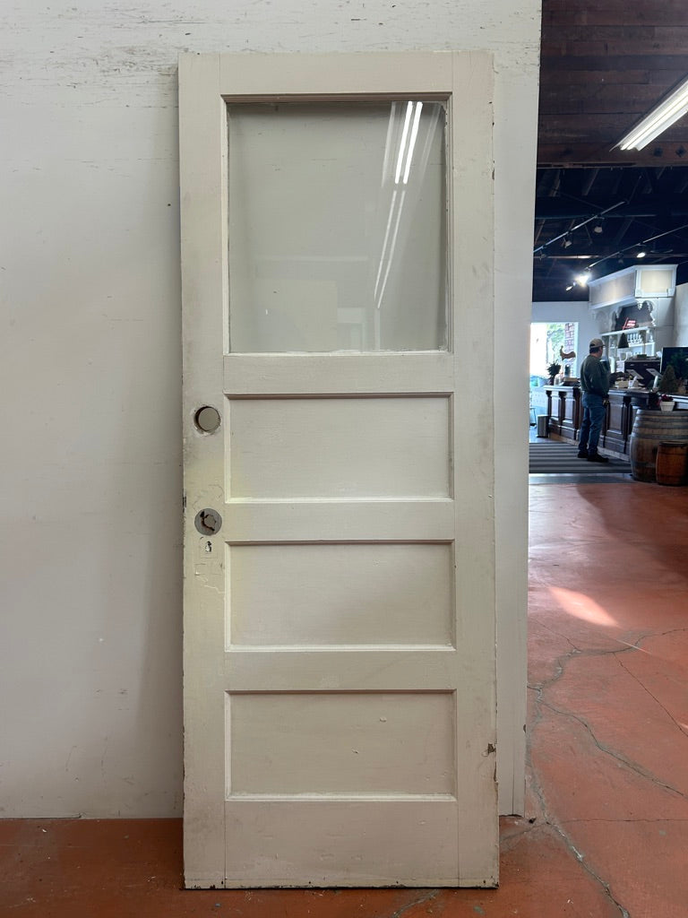 1-Light/ 3-Panel Back Door (BD-263) – Pasadena Architectural Salvage