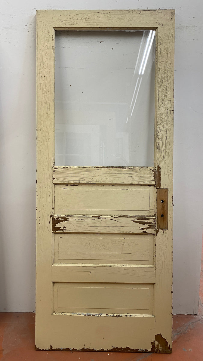 1-Light/ 3-Panel Back Door (BD-178) – Pasadena Architectural Salvage