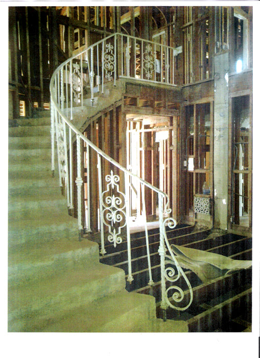 Antique Spanish Style Hand-Hammered Iron Stair Rail | Pasadena ...